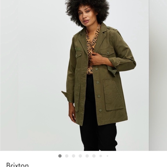 Brixton | Jackets & Coats | Brixton Womens Utility Jacket In Olive ...